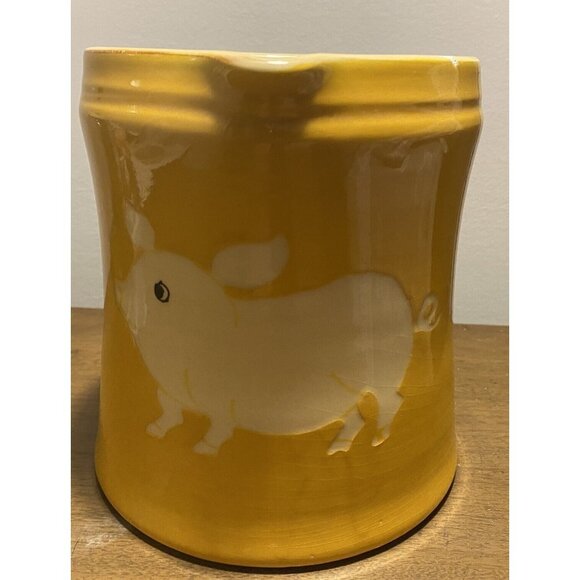 Sur La Table | Dining | Sur La Table Pitcher Yellow With Pig Made In ...